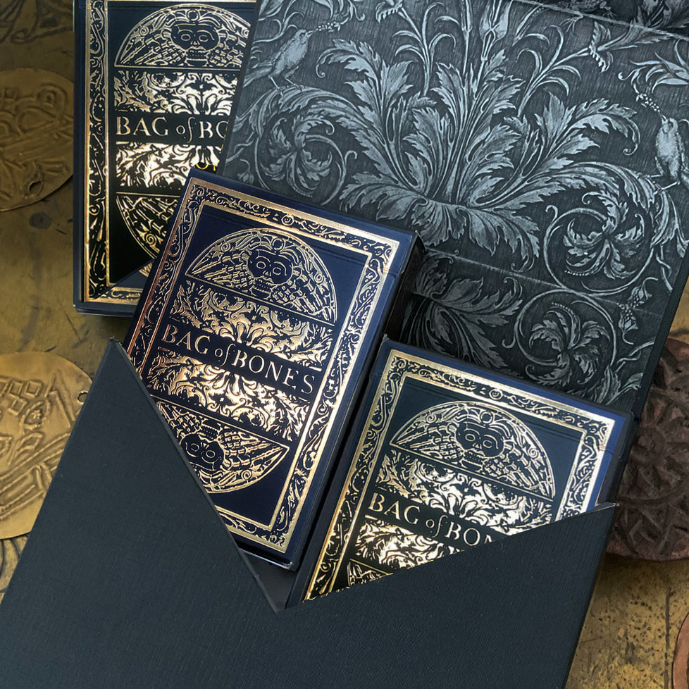 Double Deck Playing Card Box (Black) EMPTY – Artiphany