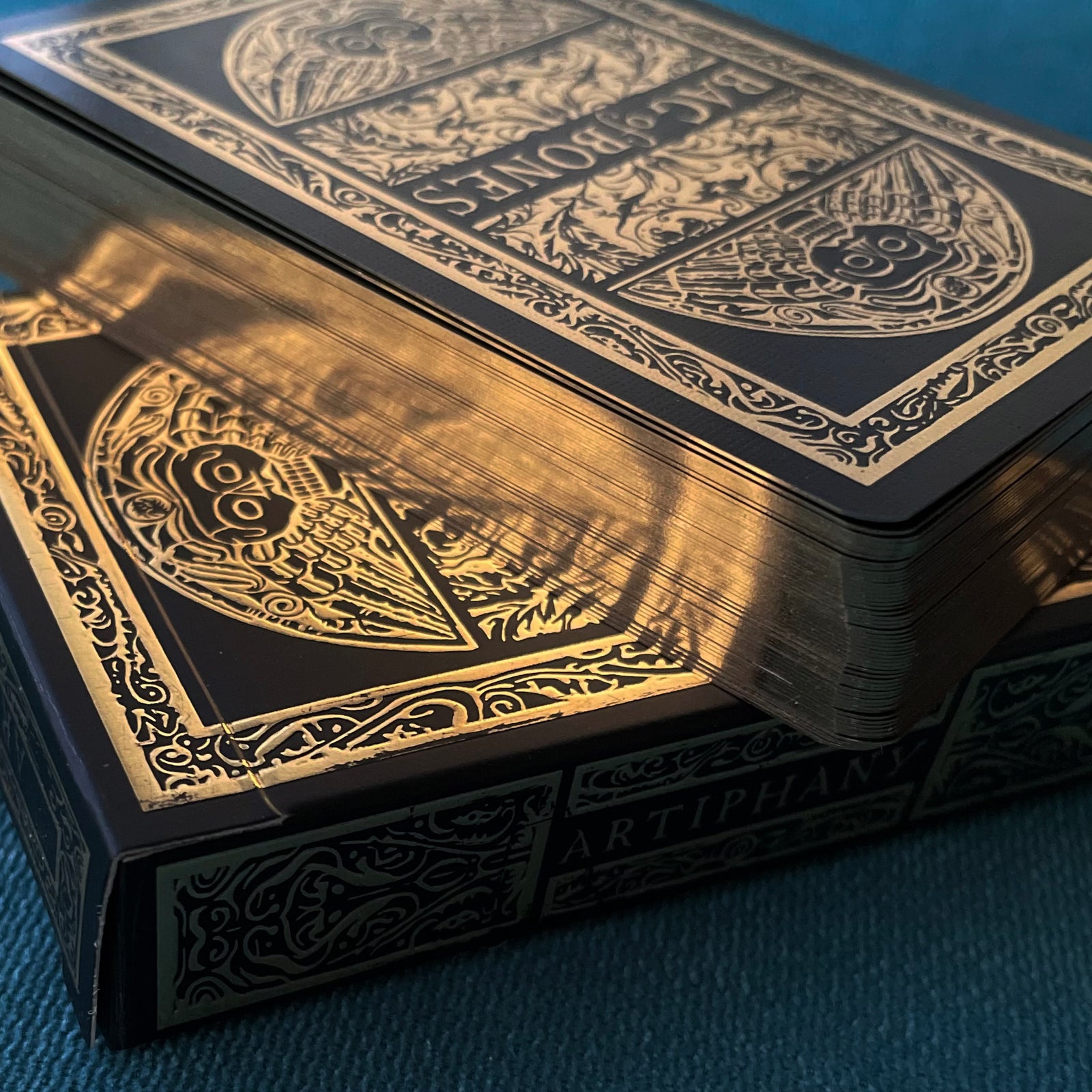 Bag of Bones Playing Cards - Premium Gold – Artiphany